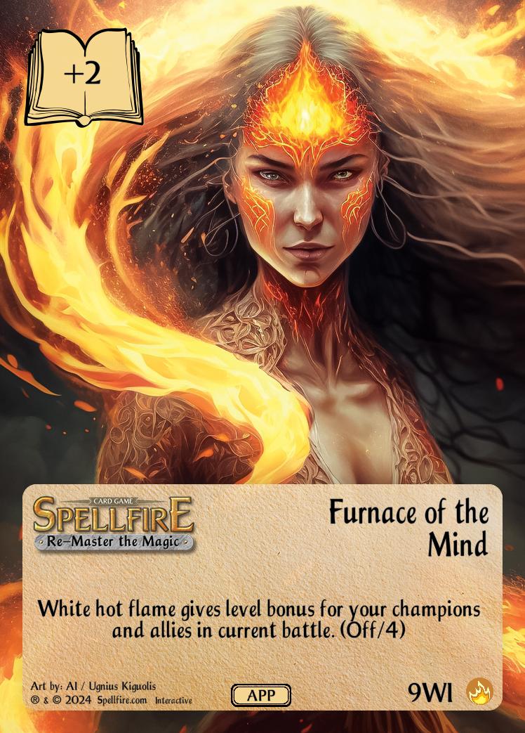 Furnace of the Mind - Spellfire card - Interactive edition